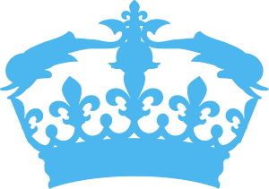 French crown silhouette - Free Vector Silhouettes | Creazilla