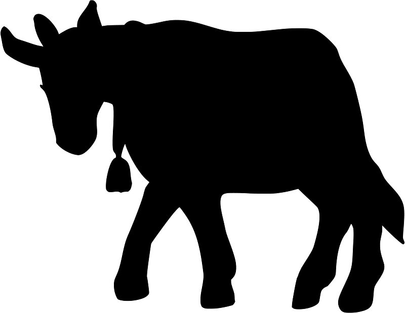 Cow - Free vector silhouettes on creazilla.com