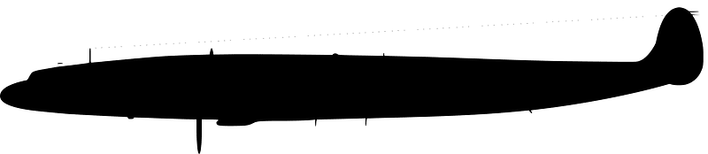 Lockheed Constellation - Free vector silhouettes on creazilla.com