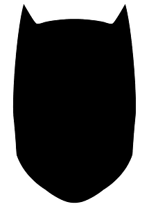 Batman head - Free vector silhouettes on creazilla.com