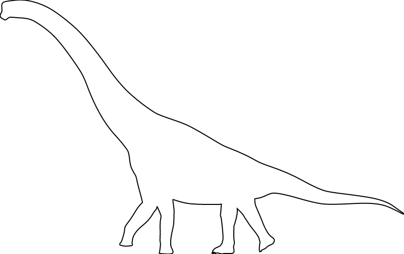 Brachiosaurus Outline
