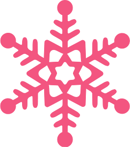 Snowflake silhouette - Free Vector Silhouettes | Creazilla