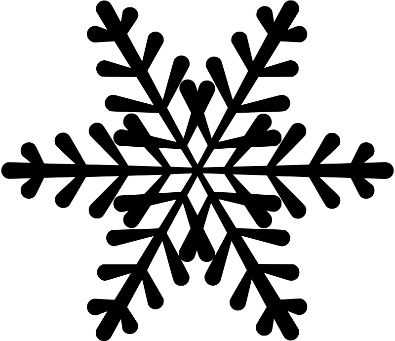Snowflake - Free vector silhouettes on creazilla.com