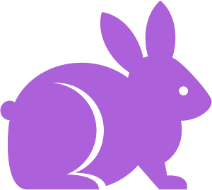 Rabbit silhouette - Free Vector Silhouettes | Creazilla