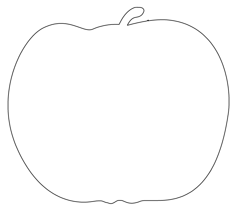 Apple Outline Silhouette