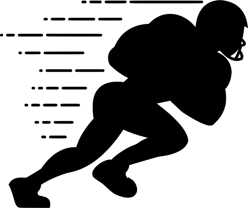 Running back - Free vector silhouettes on creazilla.com