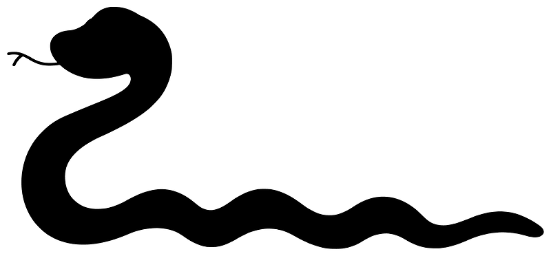 Snake - Free vector silhouettes on creazilla.com