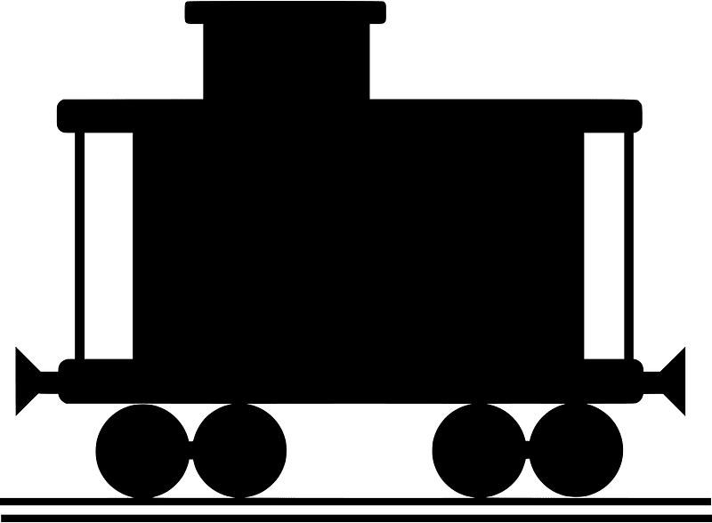 Caboose - Free vector silhouettes on creazilla.com