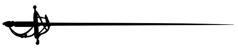 Rapier - Free vector silhouettes on creazilla.com