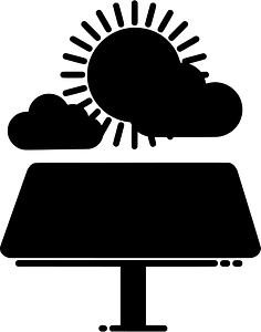 Solar panel - Free vector silhouettes on creazilla.com