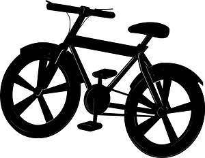 Bicycle silhouette - Free Vector Silhouettes | Creazilla