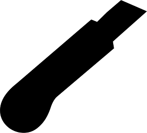 Box cutter - Free vector silhouettes on creazilla.com