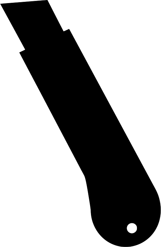 Box cutter - Free vector silhouettes on creazilla.com