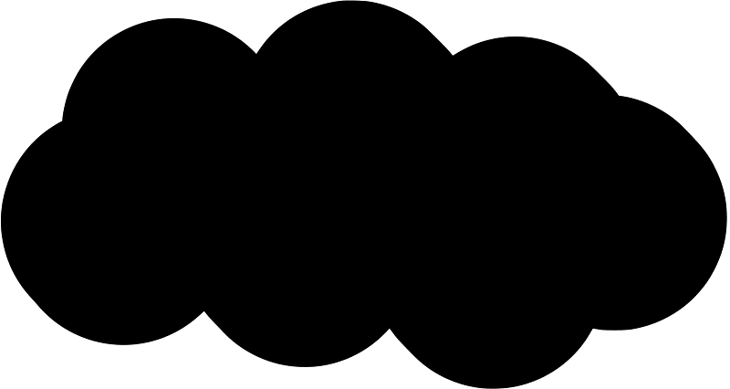 Cloud - Free vector silhouettes on creazilla.com
