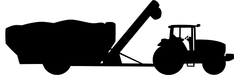 Tractor and Planter - Free vector silhouettes on creazilla.com