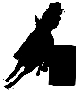 Horse Barrel Racing - Free vector silhouettes on creazilla.com