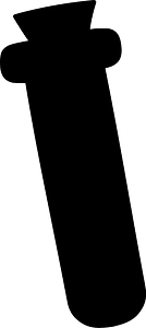 Test tube - Free vector silhouettes on creazilla.com