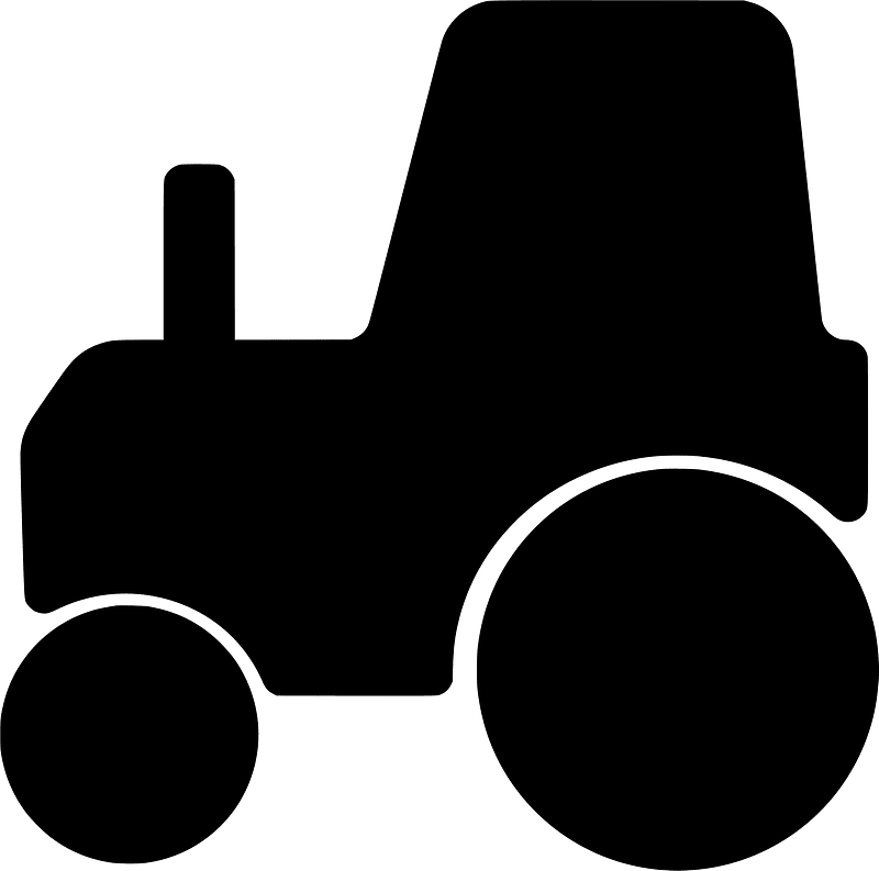 Tractor - Free vector silhouettes on creazilla.com