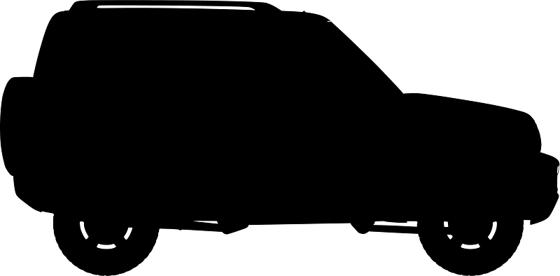 Suzuki Jimny - Free vector silhouettes on creazilla.com
