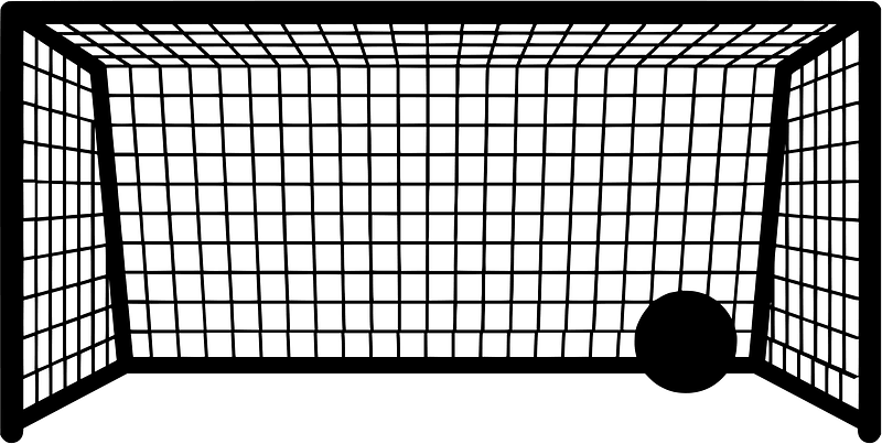 Soccer goal - Free vector silhouettes on creazilla.com