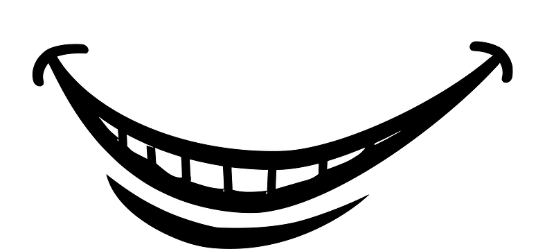 Smile - Free vector silhouettes on creazilla.com