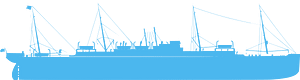 RMS Carpathia silhouette - Free Vector Silhouettes | Creazilla