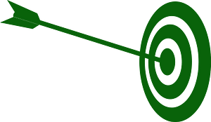 Target silhouette - Free Vector Silhouettes | Creazilla