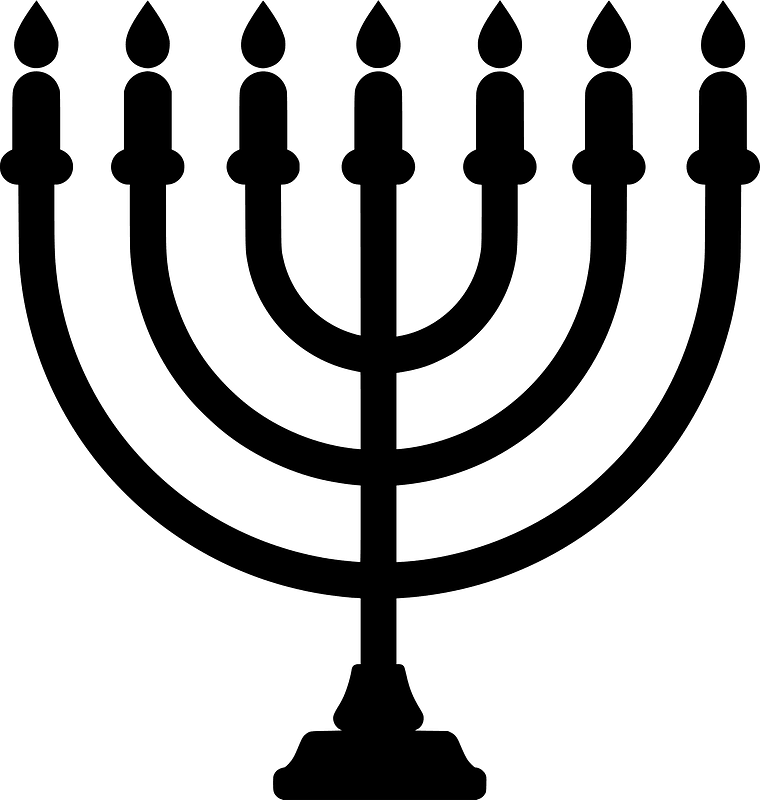 Menorah - Free vector silhouettes on creazilla.com