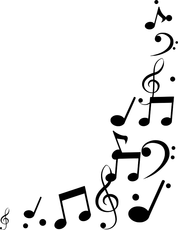 Music note frame - Free vector silhouettes on creazilla.com