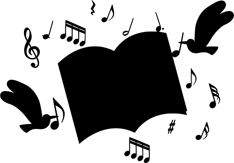 Musical notes - sheet music - Free vector silhouettes on creazilla.com