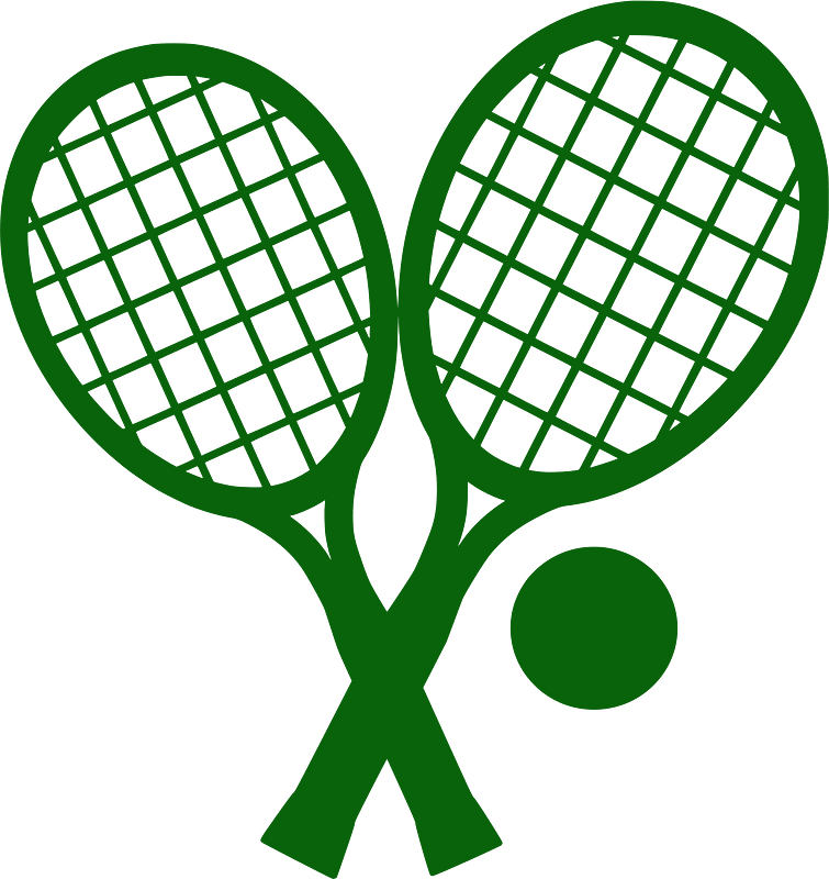 Crossed Tennis Rackets Png