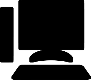 Desktop Computer - Free vector silhouettes on creazilla.com