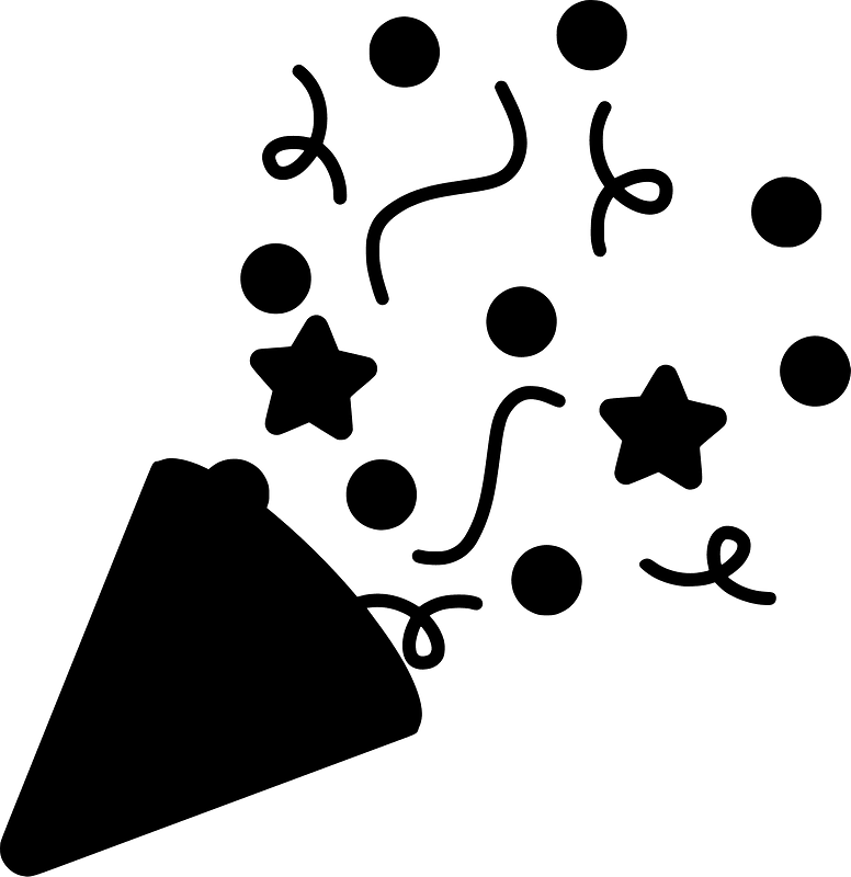 Confetti - Free vector silhouettes on creazilla.com