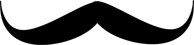 Dali Mustache - Free vector silhouettes on creazilla.com