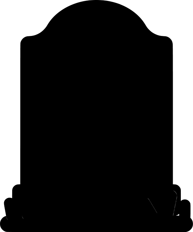 Tombstone - Free vector silhouettes on creazilla.com