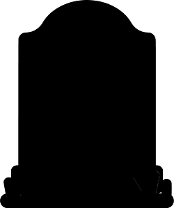 Tombstone - Free vector silhouettes on creazilla.com