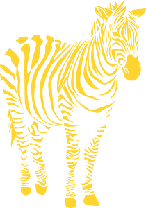 Zebra silhouette - Free Vector Silhouettes | Creazilla