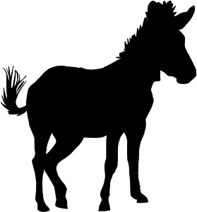 Zebra - Free vector silhouettes on creazilla.com