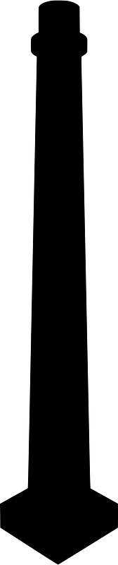 Factory Smokestack - Free vector silhouettes on creazilla.com