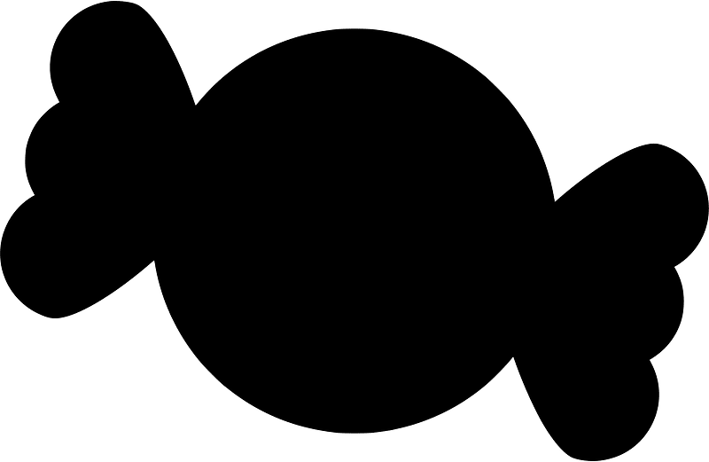 Candy - Free vector silhouettes on creazilla.com