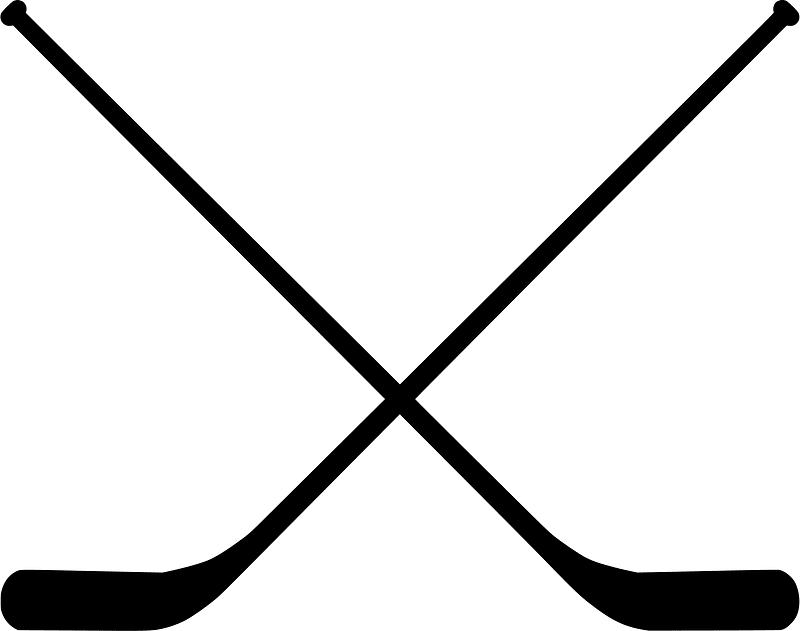 Ice Hockey stick - Free vector silhouettes on creazilla.com