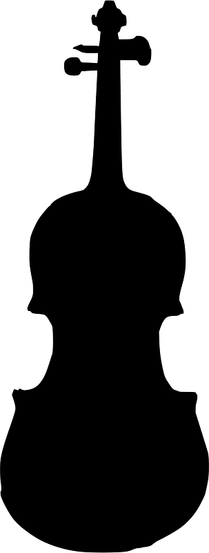 Violin - Free vector silhouettes on creazilla.com