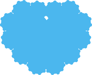 Heart lace silhouette - Free Vector Silhouettes | Creazilla