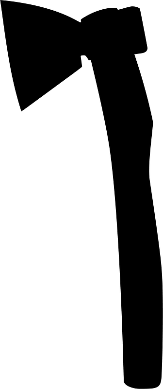 Fire axe - Free vector silhouettes on creazilla.com