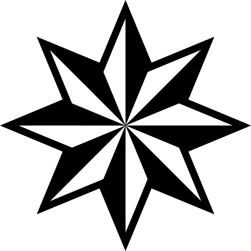 8-point star - Free vector silhouettes on creazilla.com