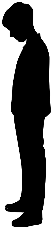 Sad student - Free vector silhouettes on creazilla.com