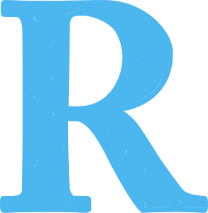 Letter R silhouette - Free Vector Silhouettes | Creazilla