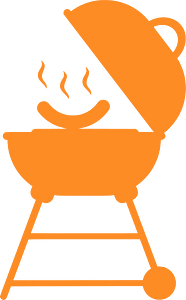 Grill silhouette - Free Vector Silhouettes | Creazilla