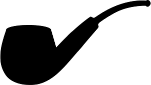 Smoking Pipe silhouette - Free Vector Silhouettes | Creazilla