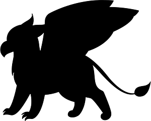 Griffin - Free vector silhouettes on creazilla.com
